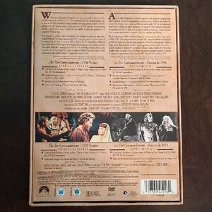 Media | The Ten Commandments 5th Anniversary 3 Dvd Set | Poshmark